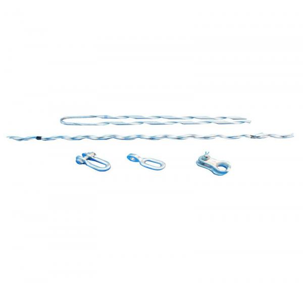 Helical Tension Set OPGW Hardware Fittings Dead End Clamp High Duablity ...