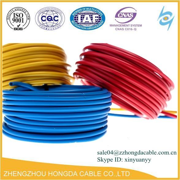 300/500V AWG 1.5mm2 2.5mm2 4mm2 6mm2 10mm2 16mm2 pvc coated copper wire electrical cable ...